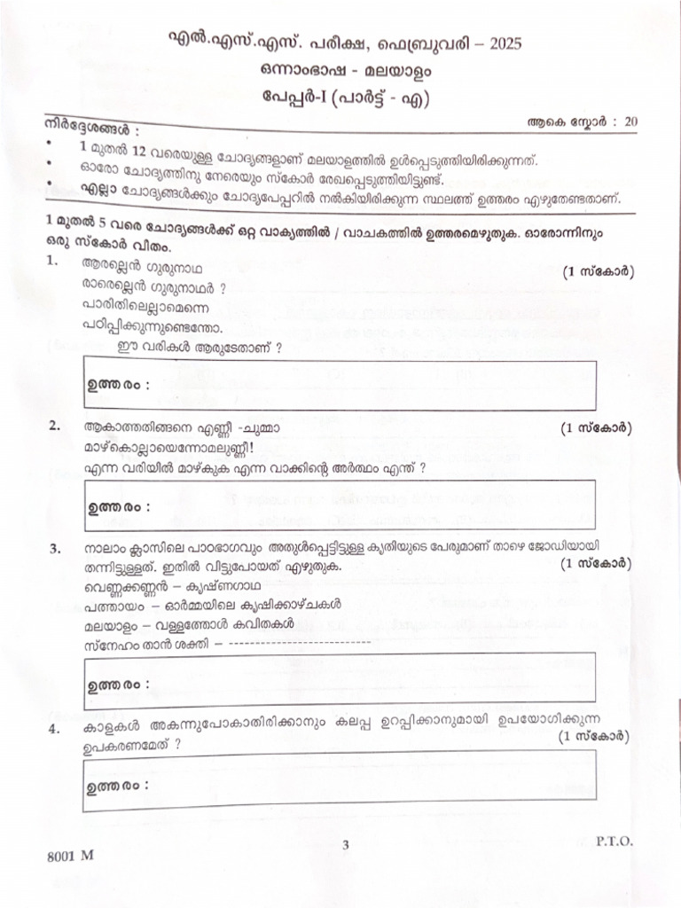 LSS 2025 PAPER HW | PDF