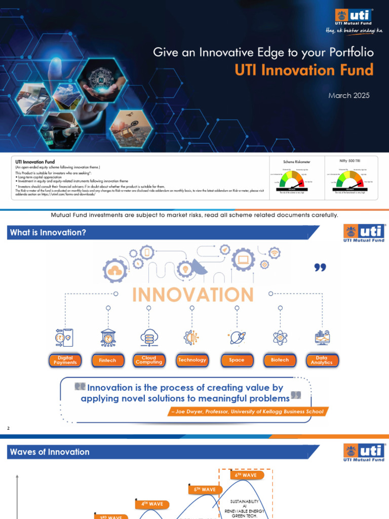 Invest in UTI Innovation Fund - Capture Growth From Disruptive Ideas ...