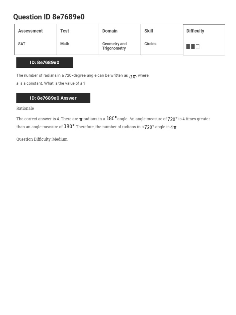 Circles (Level 2) Answer Key | PDF | Circle | Angle