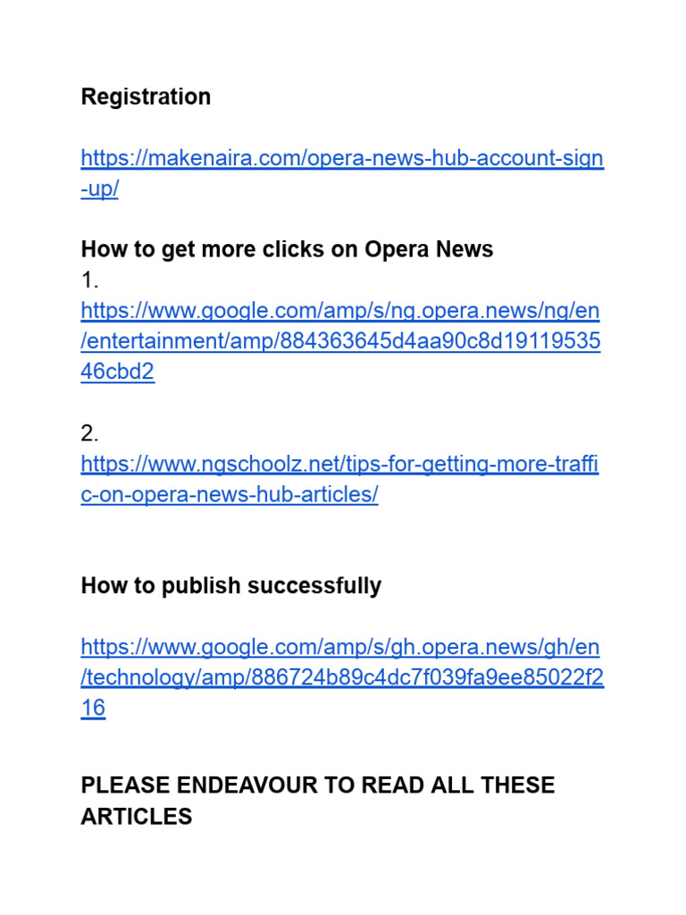 Opera News Materials | PDF