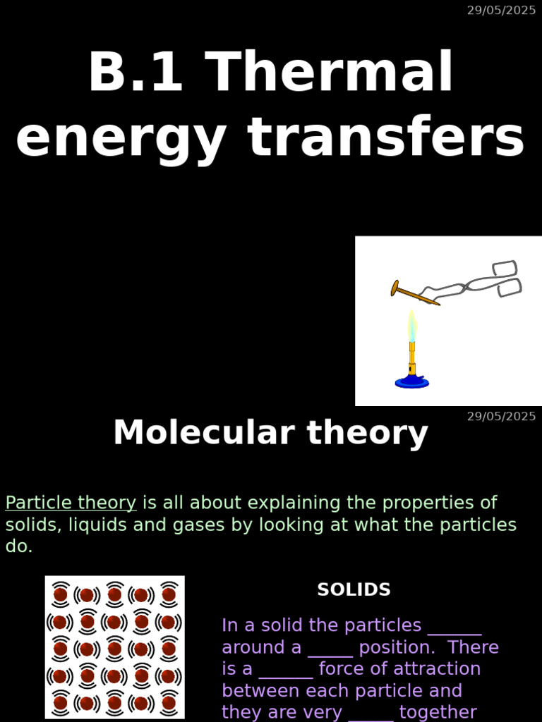 B.1 Thermal Energy Transfers | PDF | Electromagnetic Radiation ...