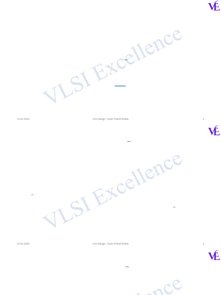 Wire Load Model in VLSI Design | PDF | Electrical Engineering | Electronics