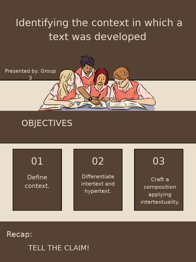Brown and Beige Simple English Reading and Writing Types of Discourse Presentation | PDF ...