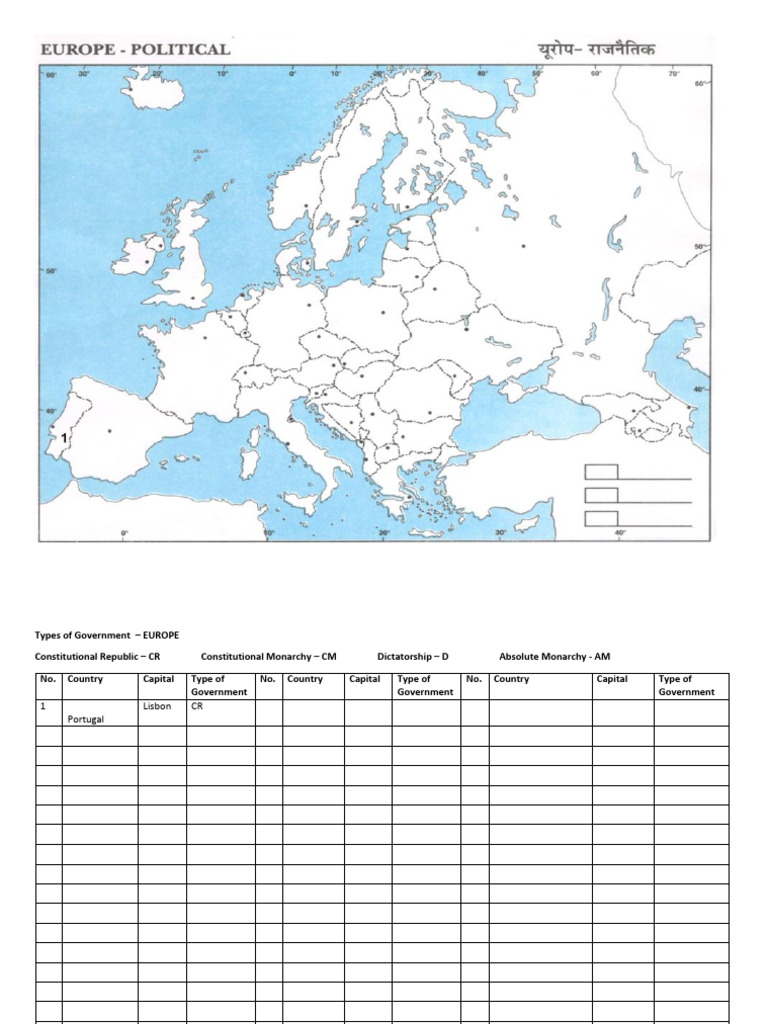 G7 Ch.1 Type of Govt Europe | PDF