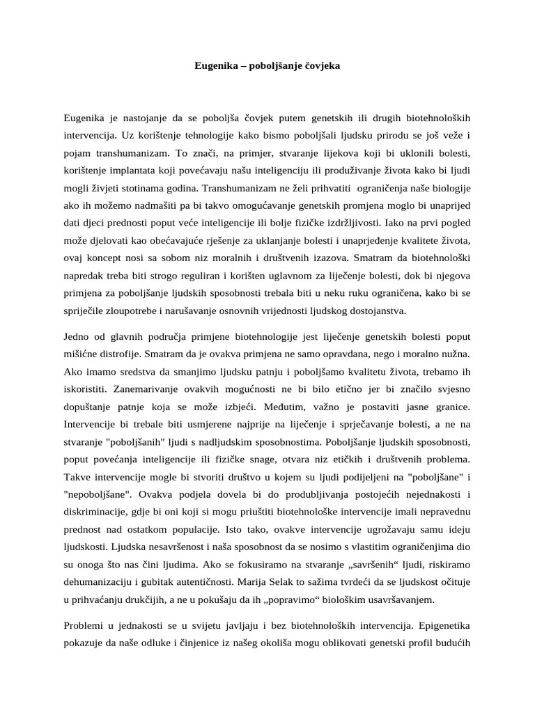 Eugenika 2 | PDF