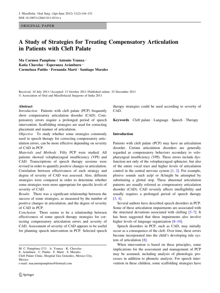 (Pamplona, 2012) A Study of Strategies For Treating Compensatory ...