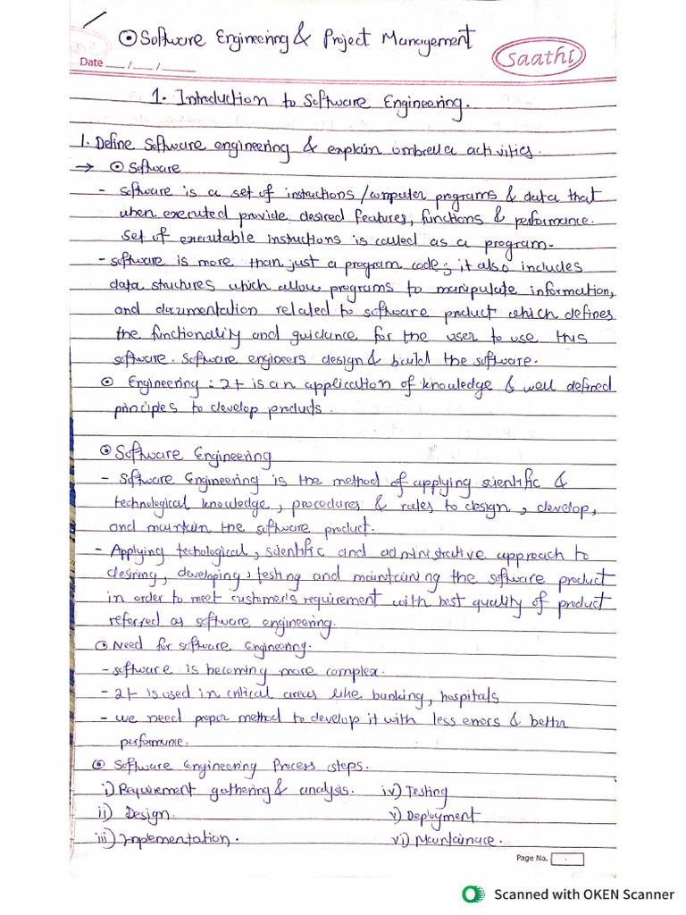 1.introduction To Software Engineering | PDF