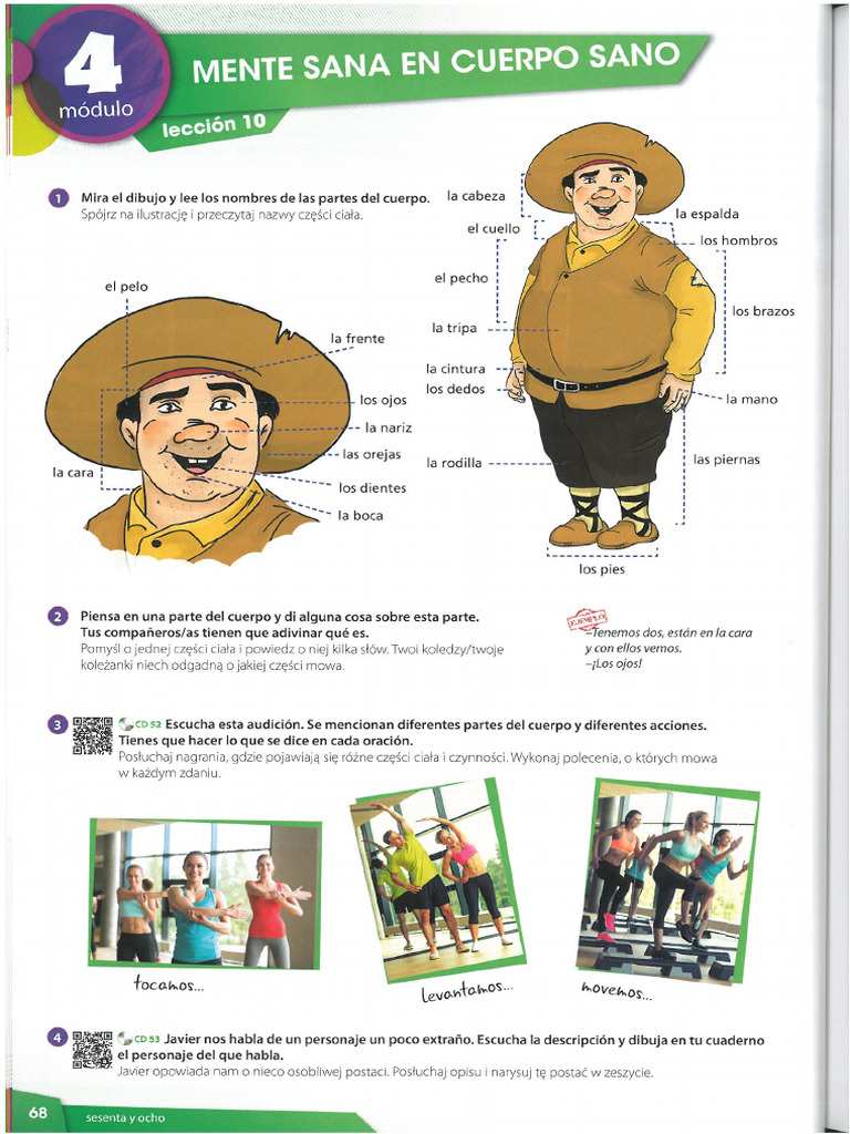 Descubre A1.1 Cuerpo y Médico | PDF