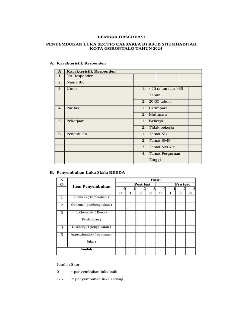 Lembar Observasi | PDF