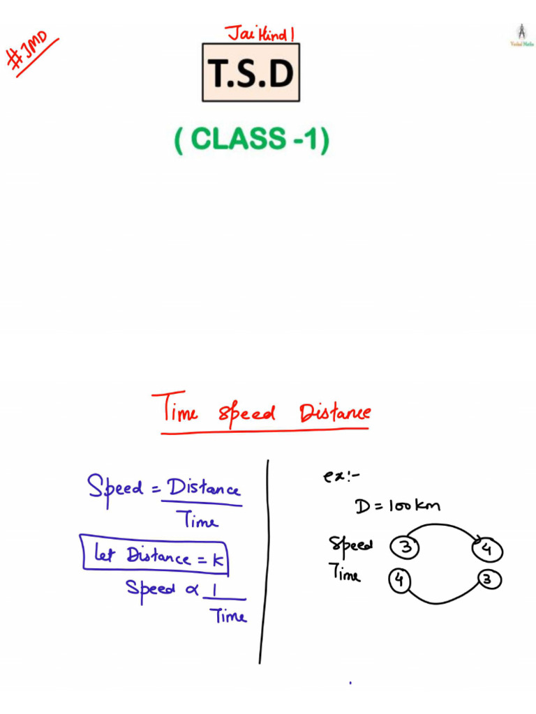 Time Speed Distance 1 Qa | PDF