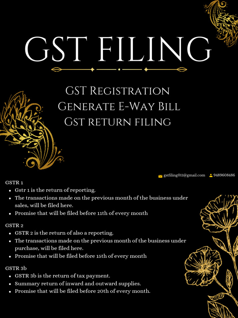 GST Filing | PDF