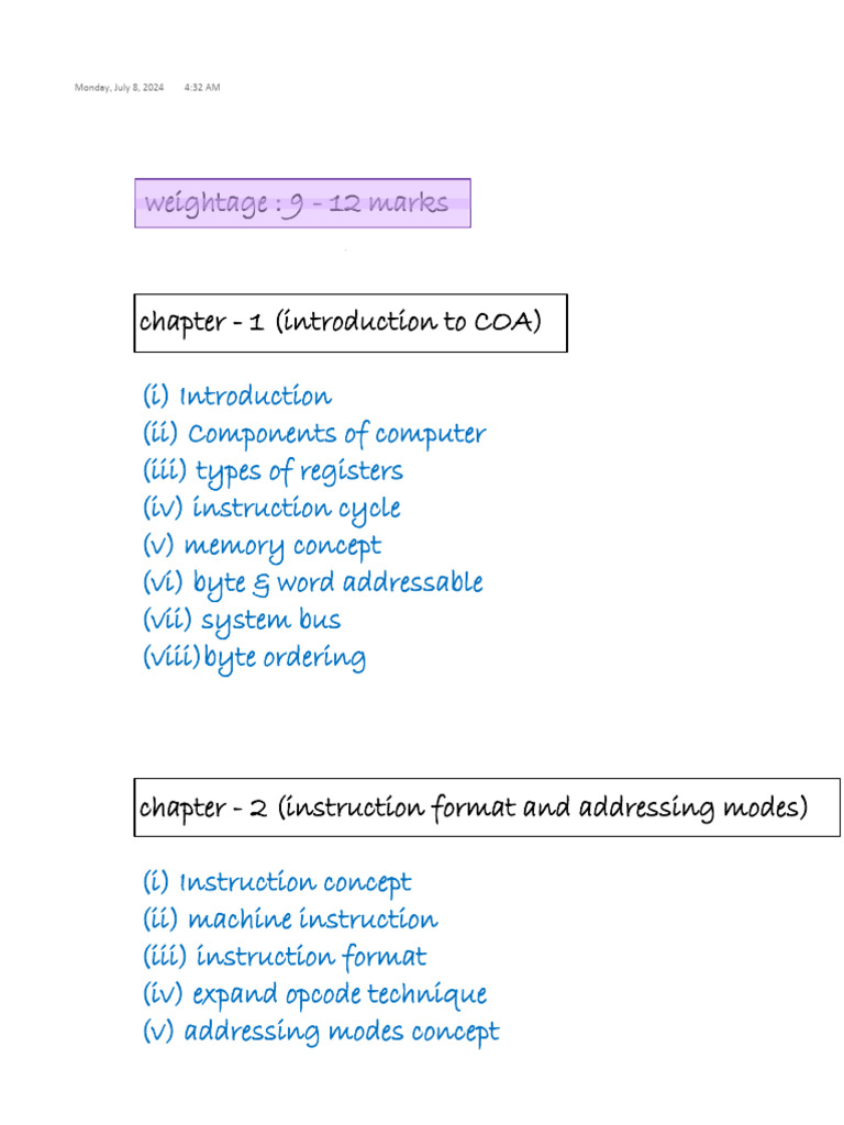 Computer Organisation and Architecture | PDF | Computer Data Storage | Central Processing Unit