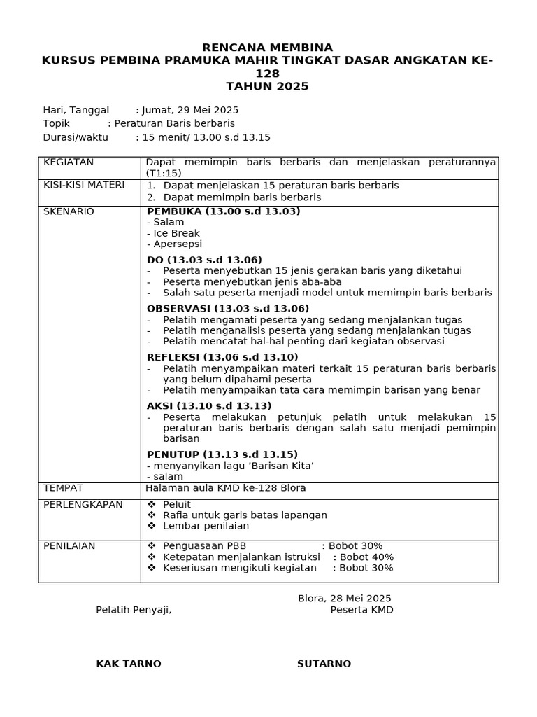 Form Rencana Membina - Isi | PDF