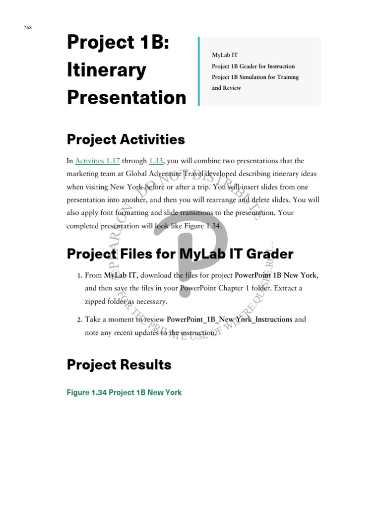 Project 1B - Itinerary Presentation | PDF | Software | Office Suites ...