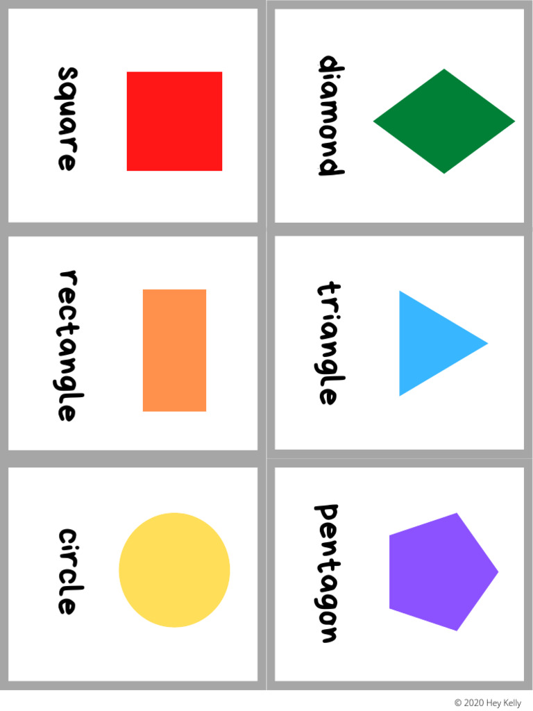 Shape Flashcards | PDF