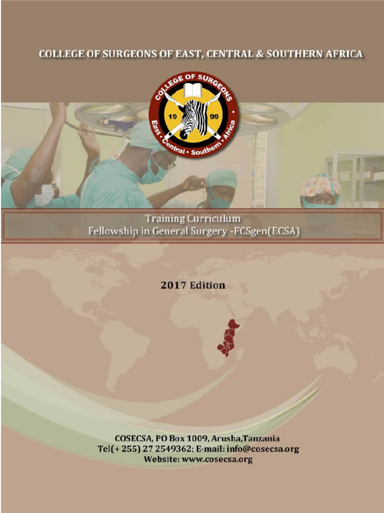 COSECSA Training Program Overview | PDF | Surgery | Medicine