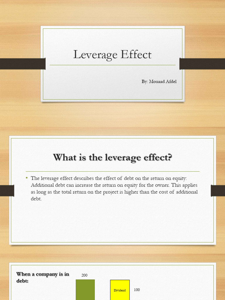 Leverage Effect | PDF