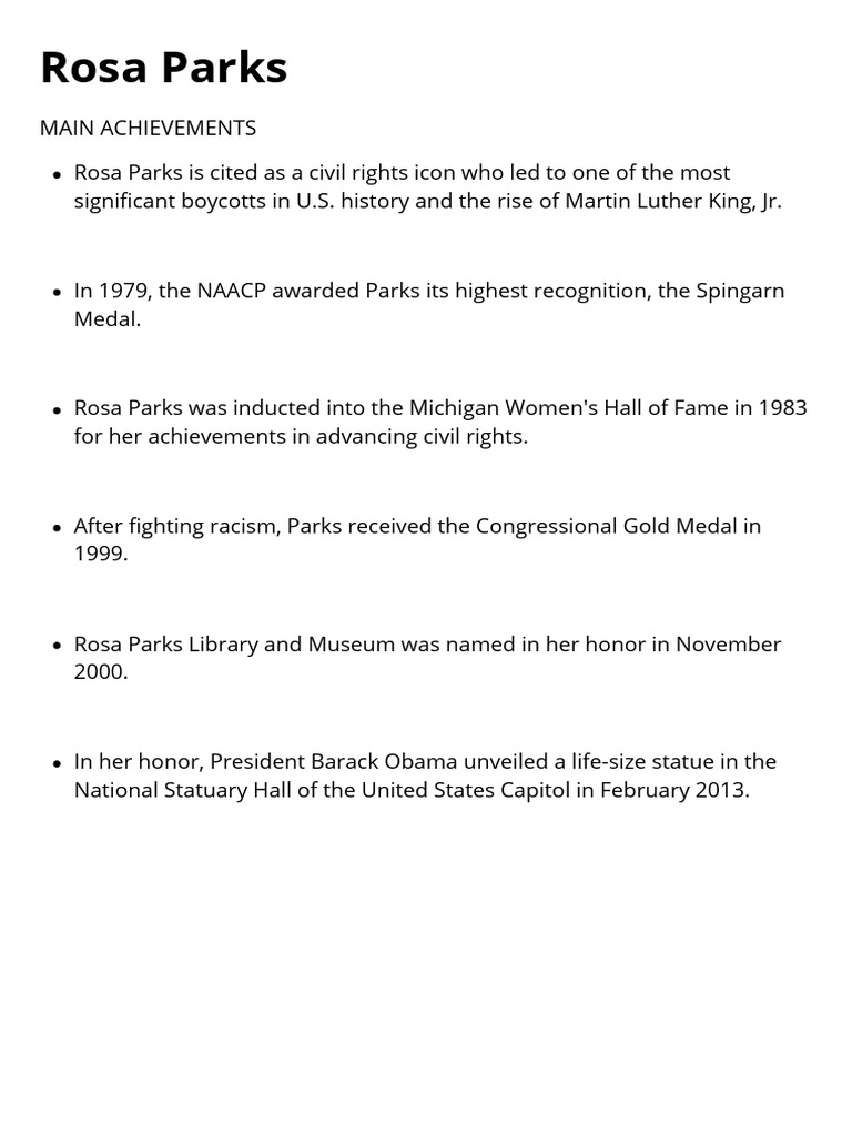 Rosa Parks | PDF