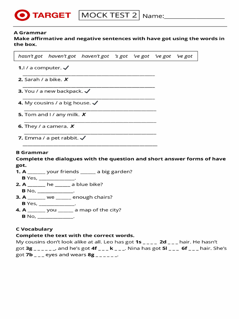 Mock Test 2 - Beginners I | PDF