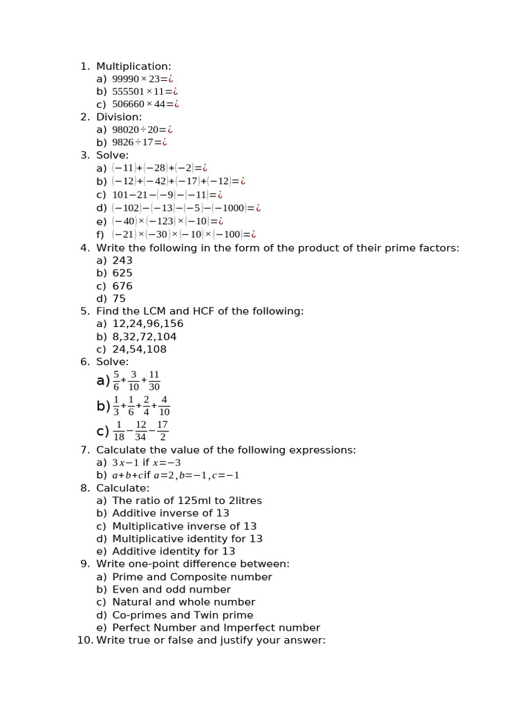 Prime Factorization of 9826 | PDF