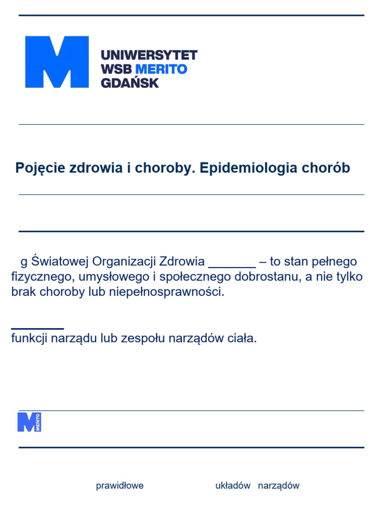 Pojęcie Zdrowia Choroby Psych | PDF