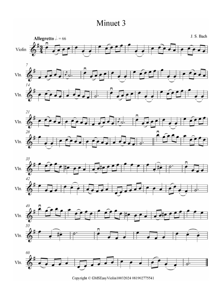 Minuet 3 GMS Cover | PDF