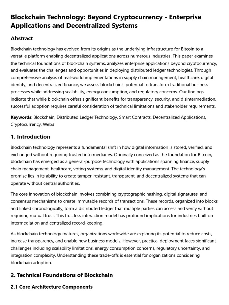 Blockchain in Digital Asset Management | PDF | Cryptocurrency ...
