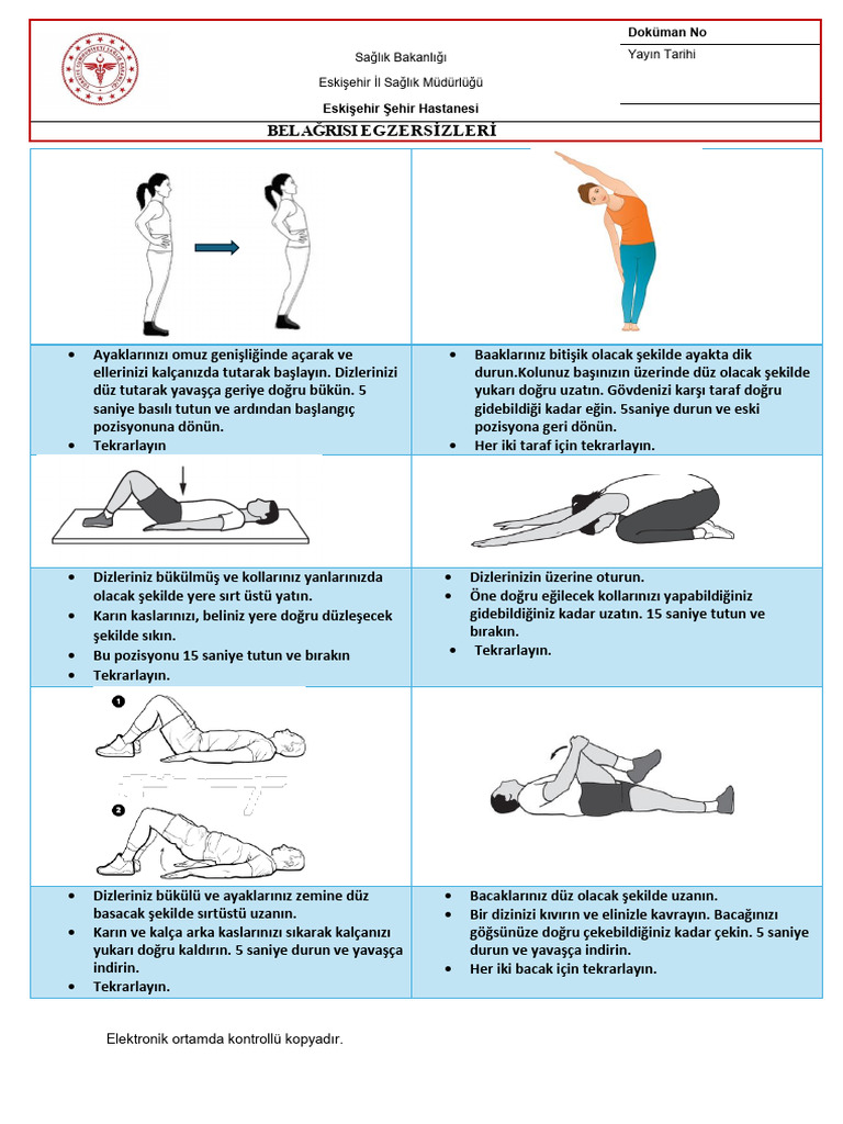 Bel Egzersizleri | PDF