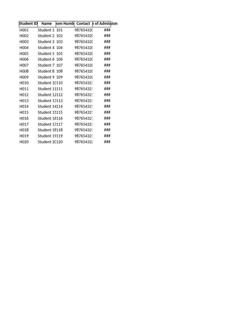 Hostel Management Project Pdf