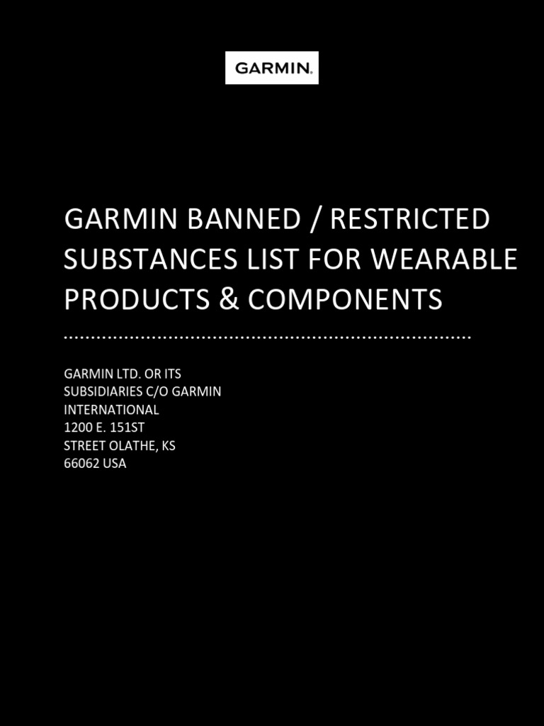 Banned-Restricted Substances List | PDF | Chlorofluorocarbon | Chemical ...