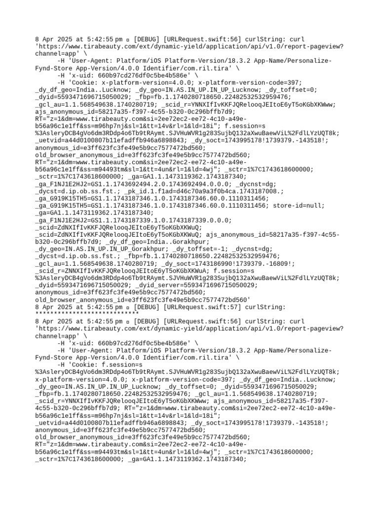 Logout Issue Logs2025-04-08 | PDF | Software