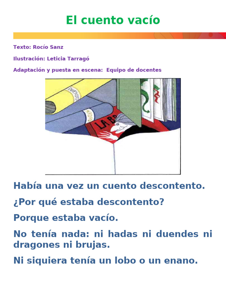 Adaptacion Presbiteriano. El Cuento Vacio | PDF