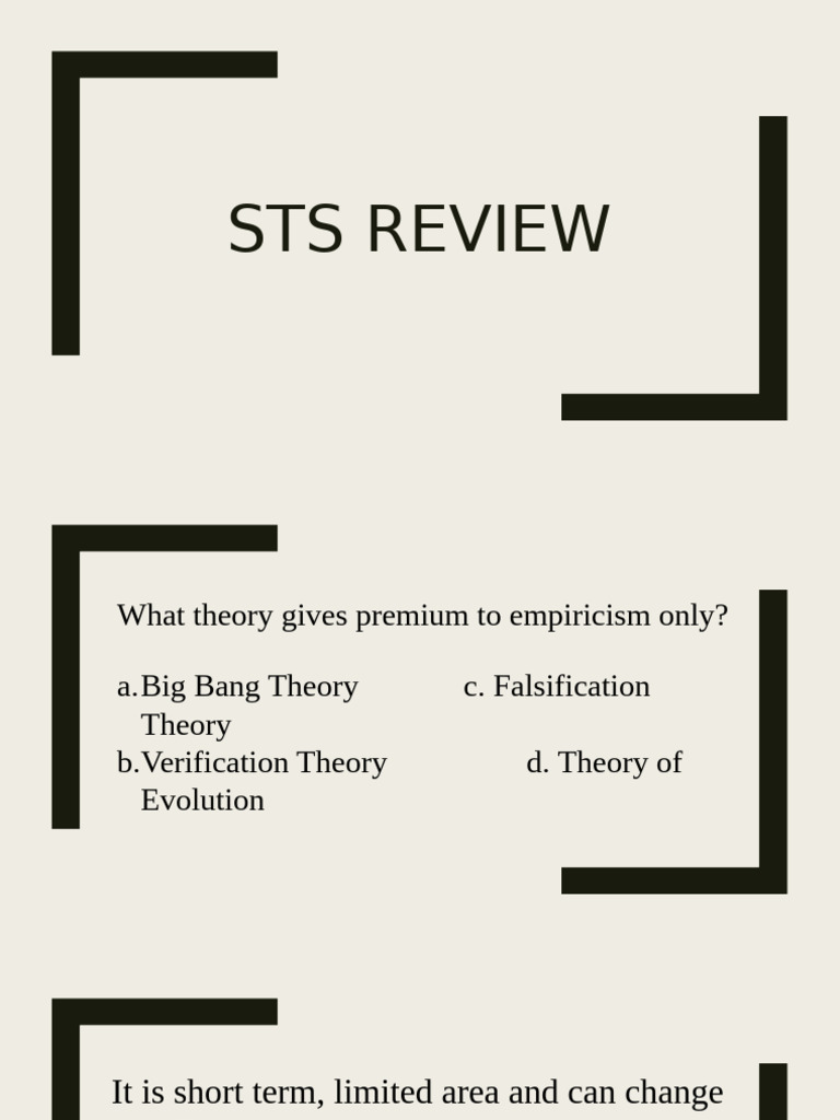 Sts Review | PDF