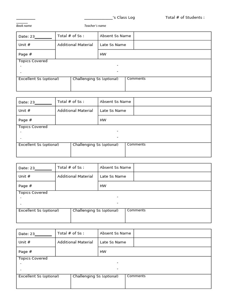 Class log(rev.1) | PDF