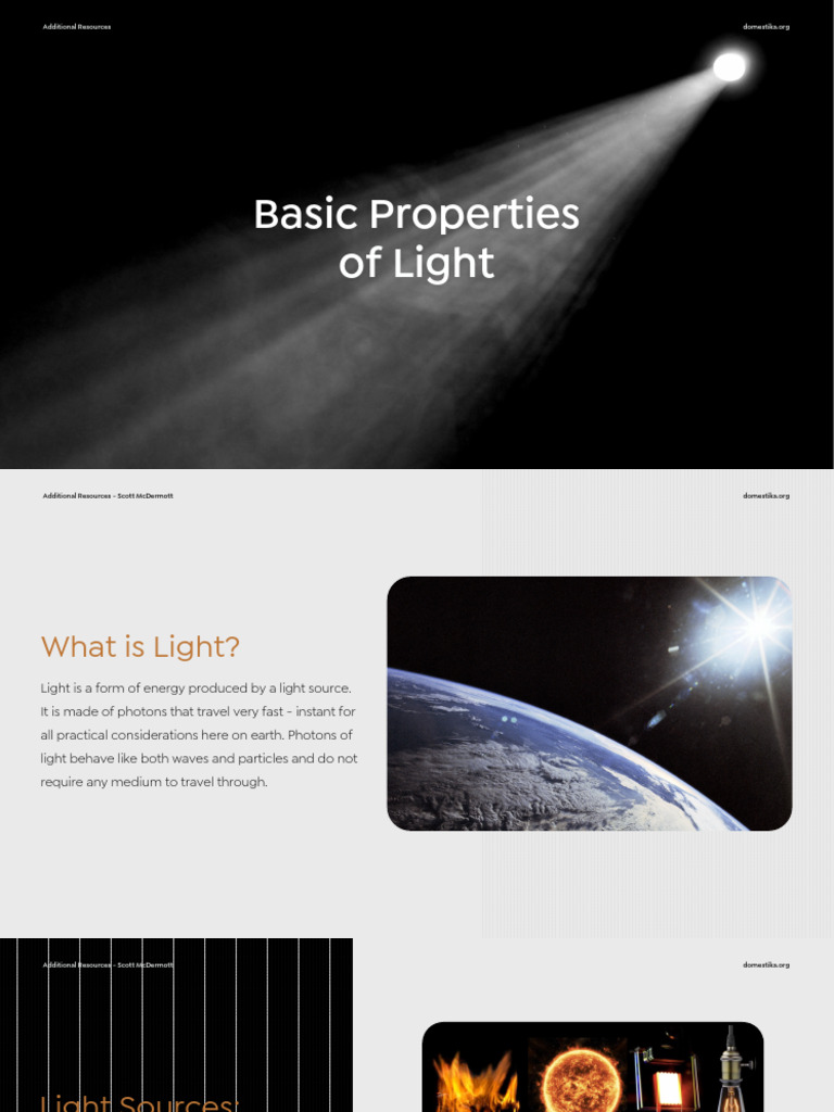 Glossary of Lighting Terms | PDF | Light | Color