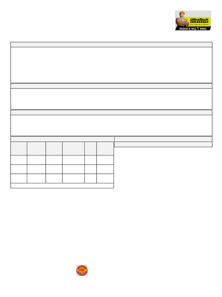M20 Cube Test Results for Srijan Residency | PDF