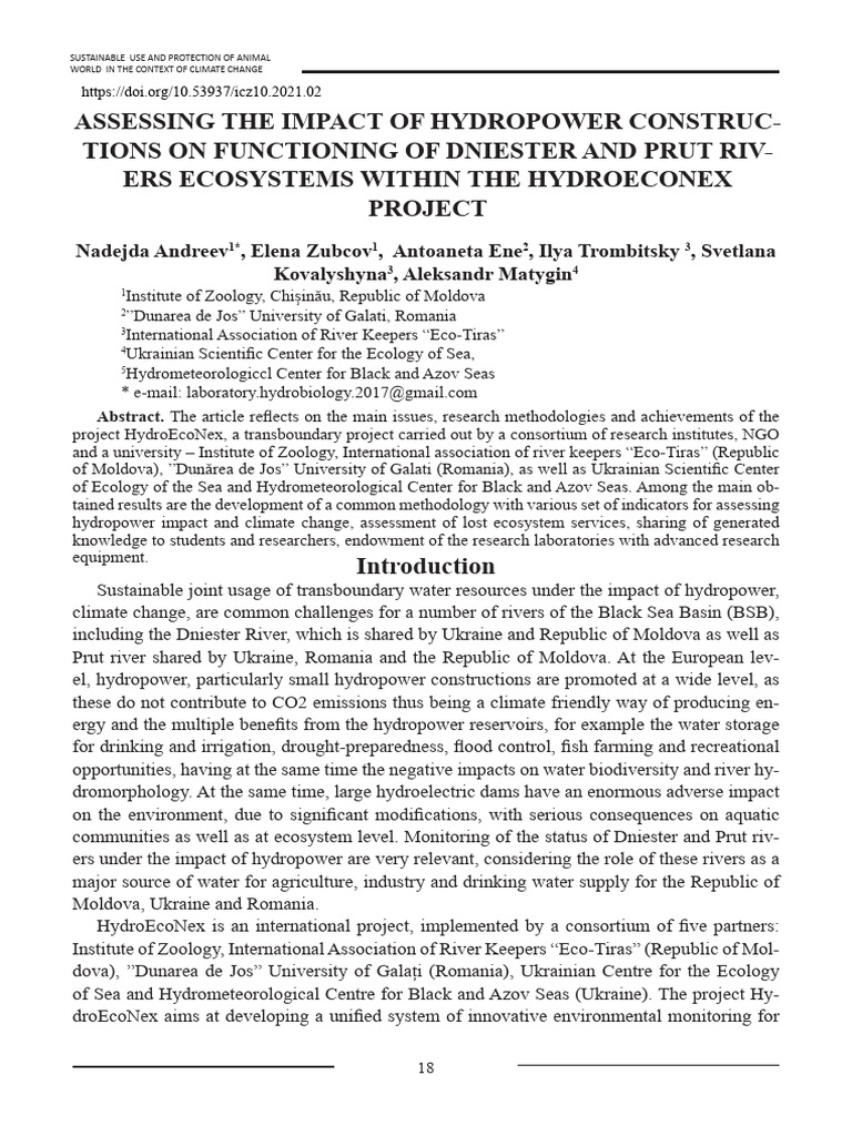 Assessing The Impact of Hydropower Const | PDF | Hydroelectricity | Water