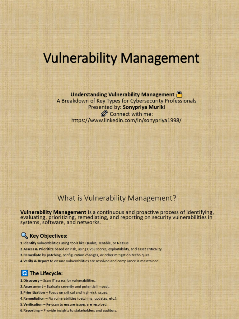 Mastering Vulnerability Management ? | PDF | Security | Computer Security