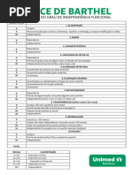 Escala de Barthel | PDF