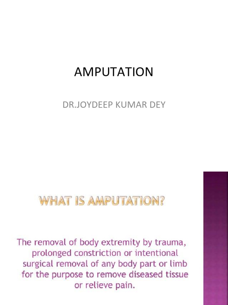 Amputation | PDF