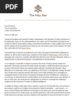Desmond Tutu Letter | PDF