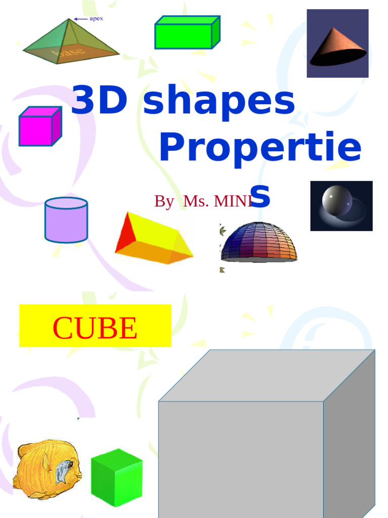 3d Shape Properties | PDF | Triangle | Sphere