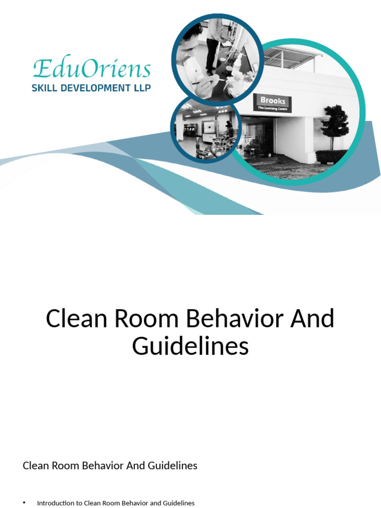 Cleanroom Behavior and Hygiene Guidelines | PDF