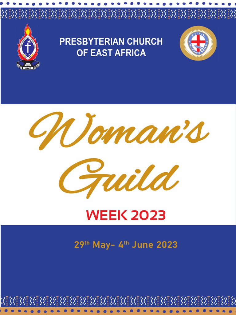 PCEA Women's Guild 2023 Week Theme | PDF | Paul The Apostle | Jesus