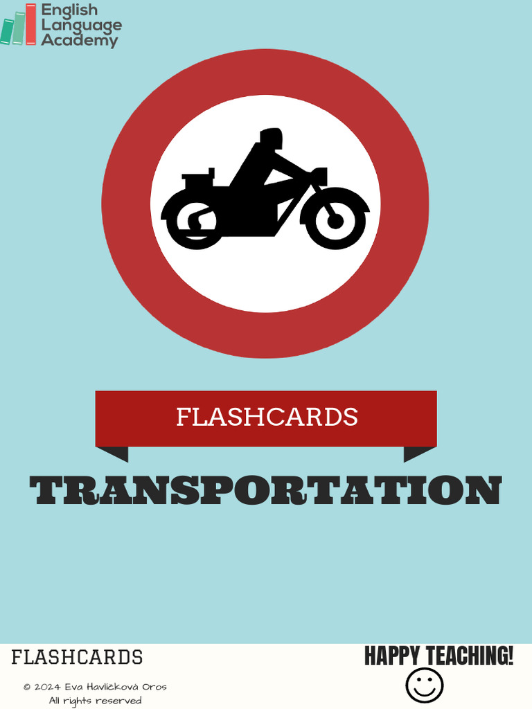 Transportation Flashcards for Kids | PDF