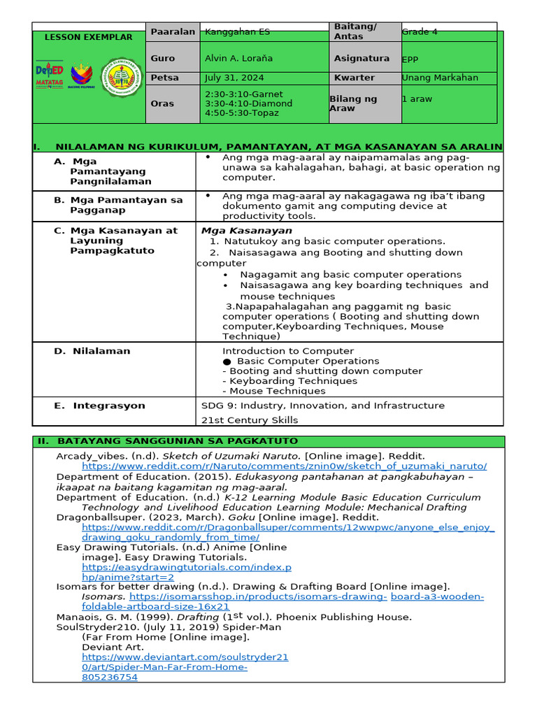 W1 - Q1 - Epp - Day 3 | PDF
