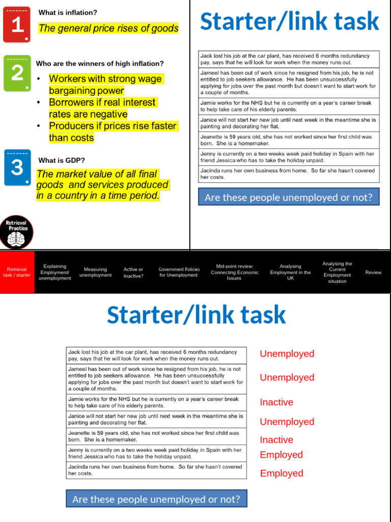 Employment and Unemployment NEW | PDF | Unemployment | Employment