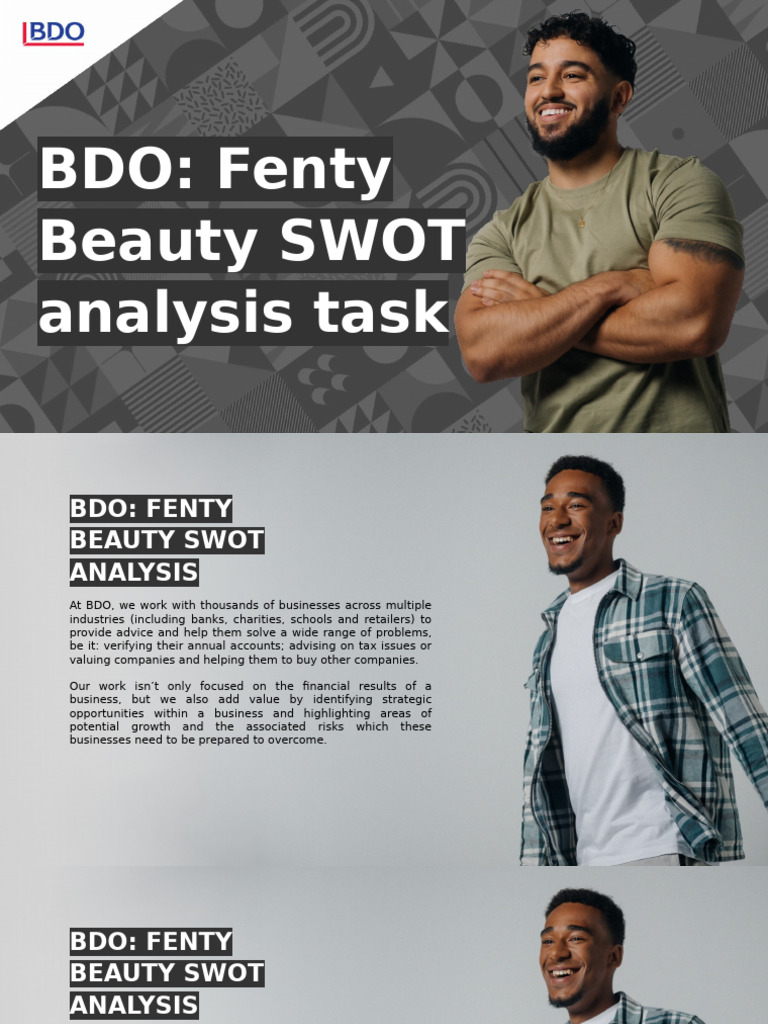 BDO Fenty Beauty SWOT Analysis | PDF | Swot Analysis