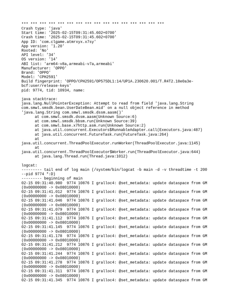 Catchlogs - 2025-02-15 at 09-31-45 - 6.111.2 - .Java | PDF | Java (Programming Language) | Cache ...