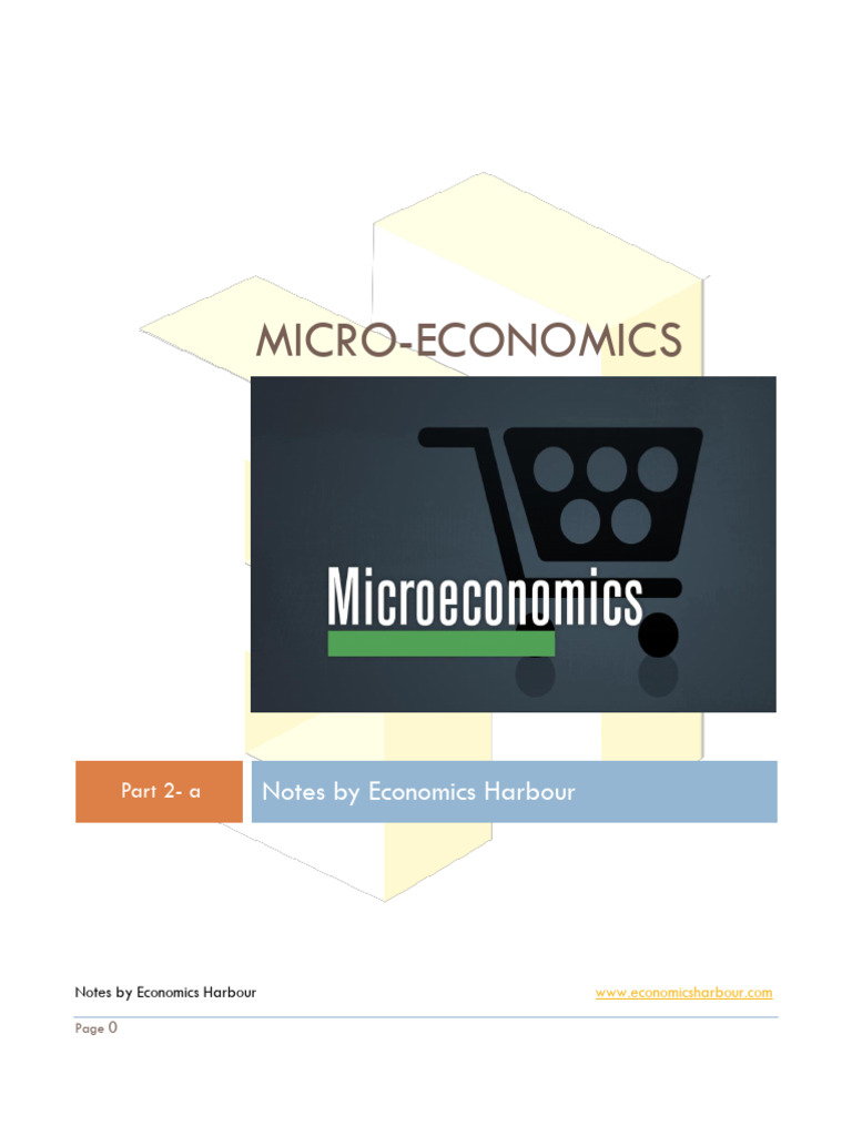 Micro Economics Harbour | PDF | Demand | Elasticity (Economics)